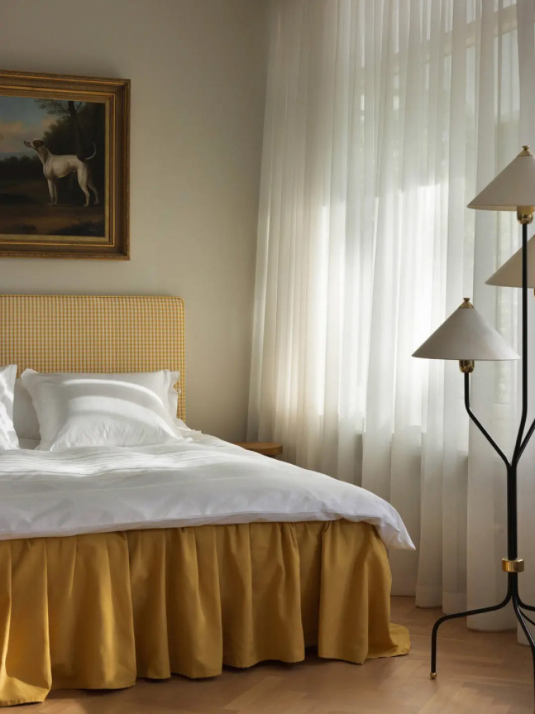 Mille Notti Alexandra Gavel Laura Gul | Sängvaruhuset Elgen