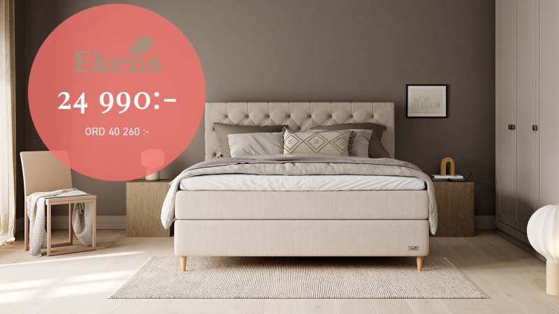 Ekens Sängar - Köp din Ekens-säng här | Sängvaruhuset Elgen